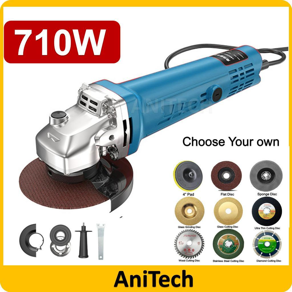Professional Angle Grinder 710W Power Tools Grinding Machine for ...