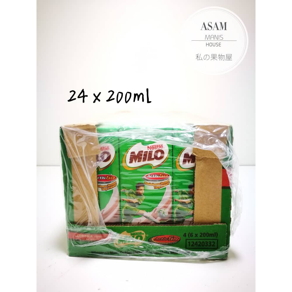 Nestle MILO Activ-Go UHT (200ml x 24 Packs) | Shopee Singapore