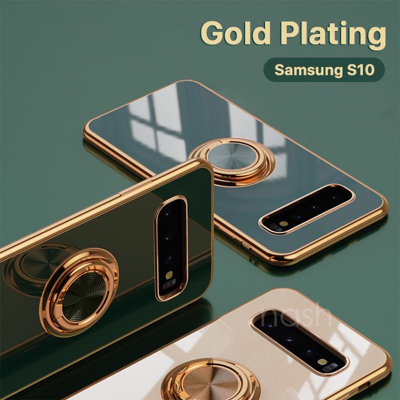 Gold Plating Casing For Samsung Galaxy S10 S20 S21 Plus Ultra Case Full ...