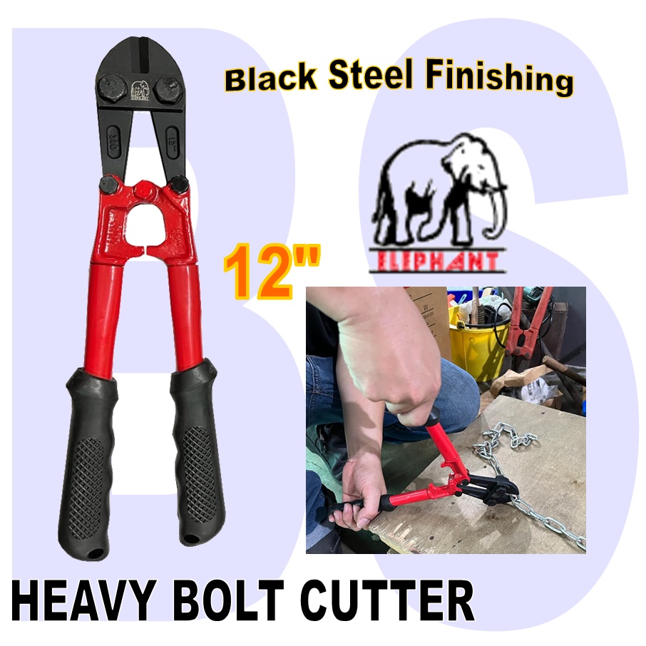 BANSOON ELEPHANT Heavy Duty Bolt Cutter. Large cutting depth range ...