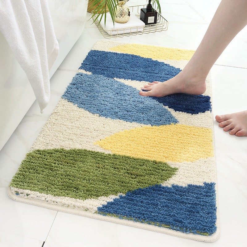 Japanese Foot Cleaning Mat With Colored Flower Leaves 45x65cm | Shopee ...