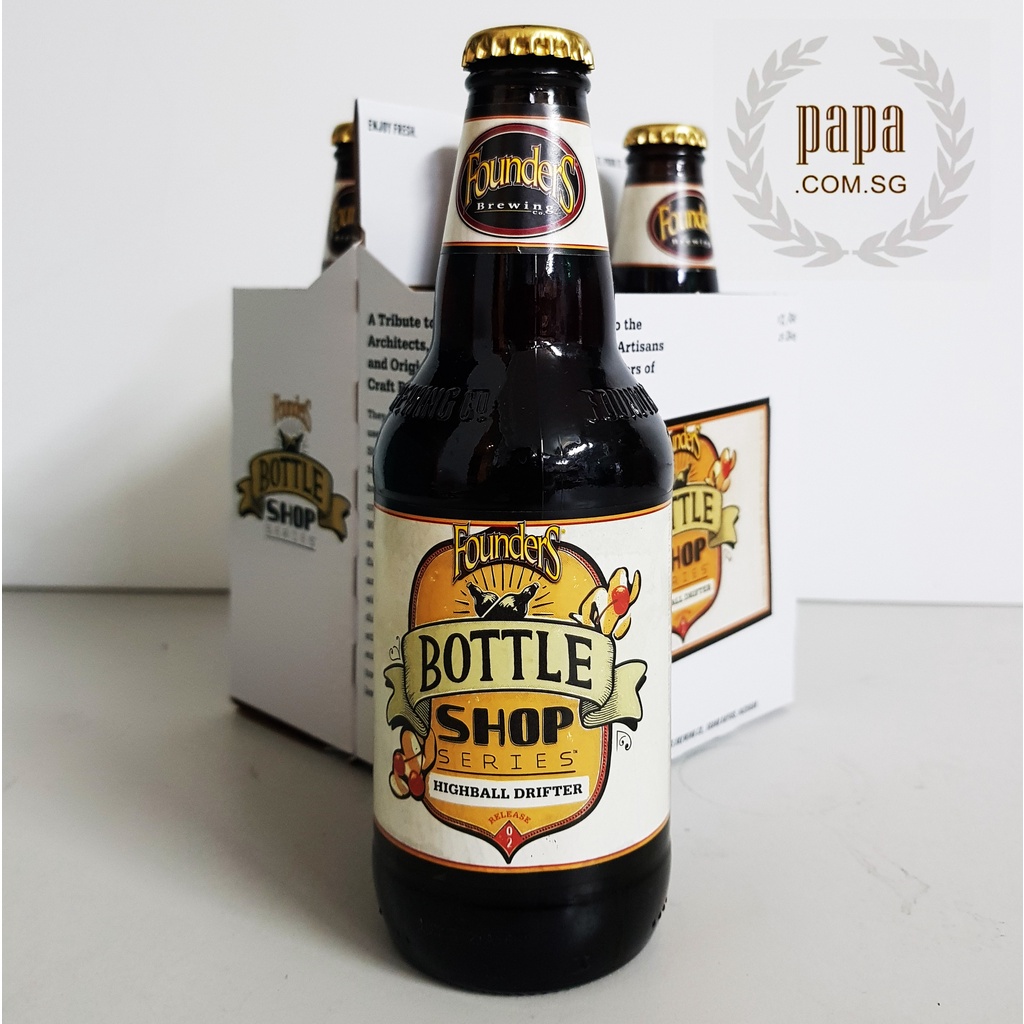 Founders Brewery - Highball Drifter - Bourbon Barrels Aged Ale With ...