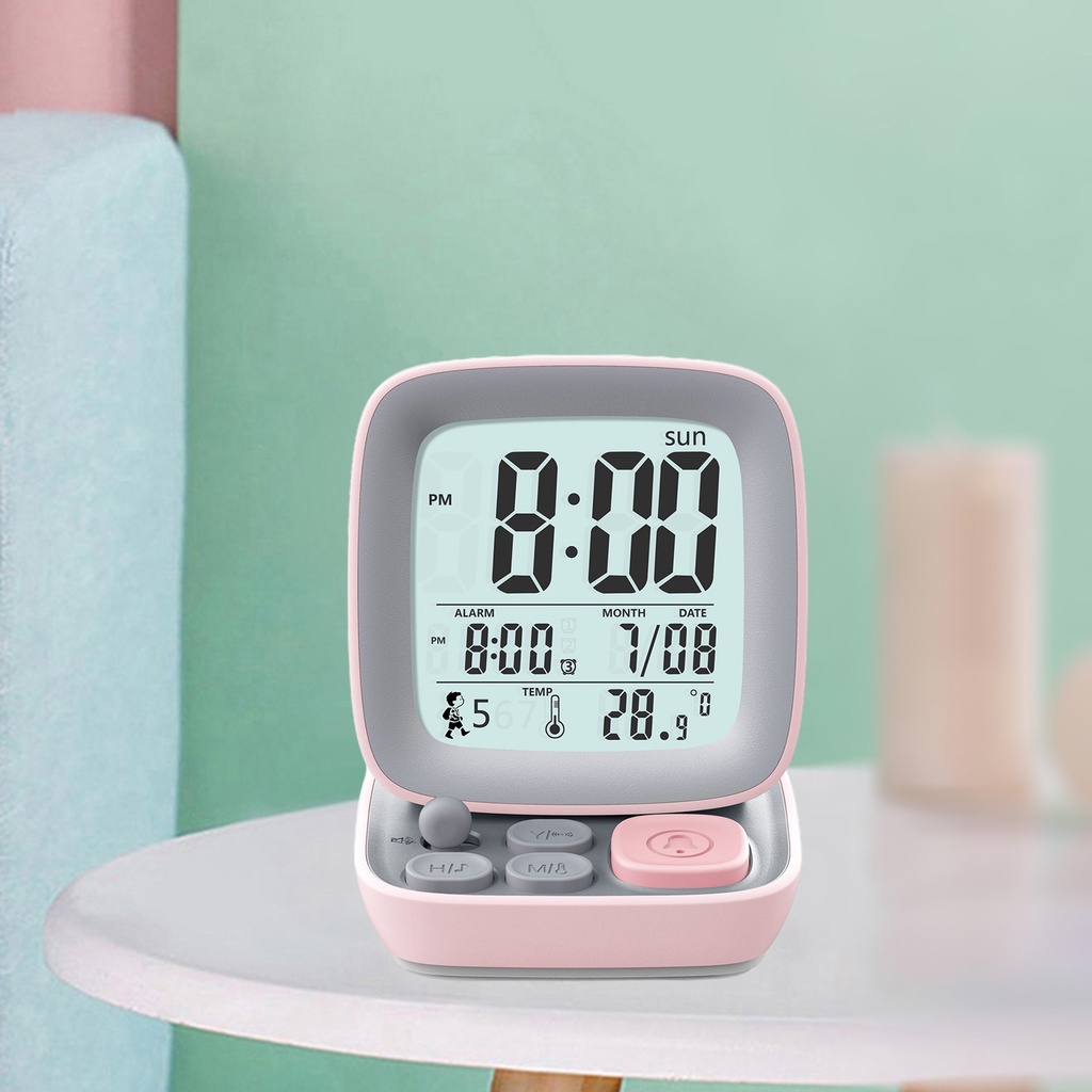 [ Vintage Computer Type Digital Alarm Clock | Shopee Singapore