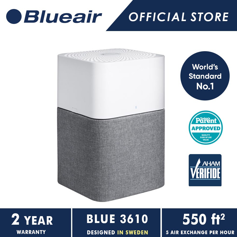 Blueair Blue 3610 / Blue Pure 211+ Auto Air Purifier (550 sqft/51 m² ...