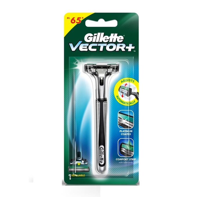 [Mix & Match] Authentic Gillette Shaver Razor Vector+ | Blade Refills ...
