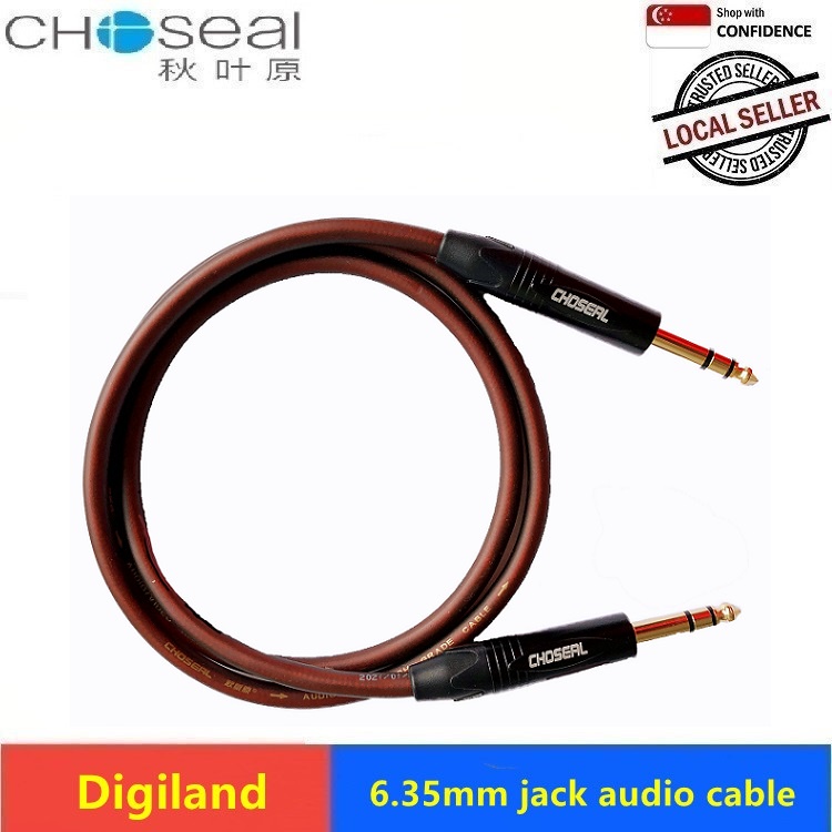 Choseal 6.5mm 1/4 inch Jack TRS Stereo Audio Cable 1-10m | Shopee Singapore