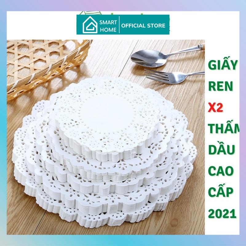 Premium oil-absorbing cake lining paper set of 140 sheets of lace paper ...