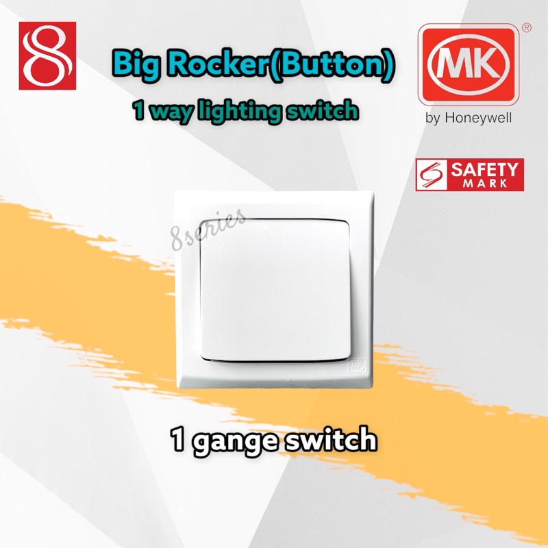 MK big rocker / big button water heater switch and lighting switch ...
