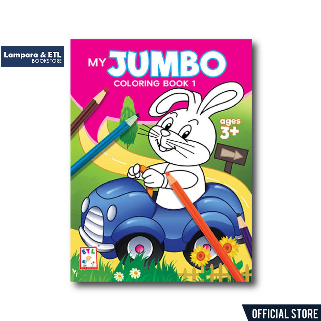 My Jumbo Coloring Book 1 | Shopee Singapore