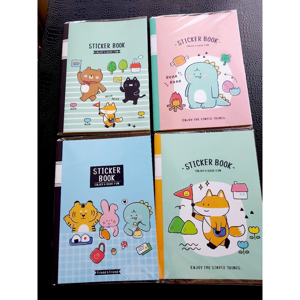 Cute Animal 16K Sticker Collection Book Made In Taiwan | Shopee Singapore