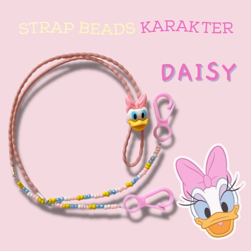 Disney Character BEADS Mask strap 2 in 1 Children Adult Cartoon Zipper ...