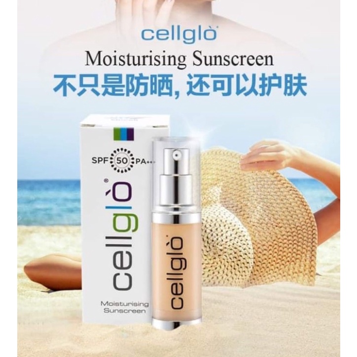 Cellglo Moisturising Suncreen with box [SG Seller] ️Sunblock SPF50 PA ...