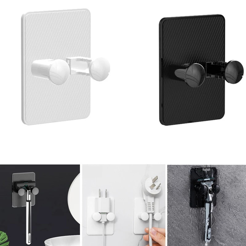 Waterproof Razor Holder Wall-mounted Shaver Rack Multifunctional Hanger ...