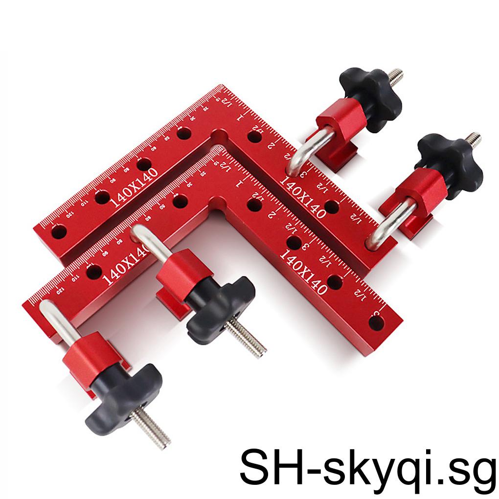 90 Degree Right Angle Ruler DIY Fixing Clamp Auxiliary Fixture Clamp ...