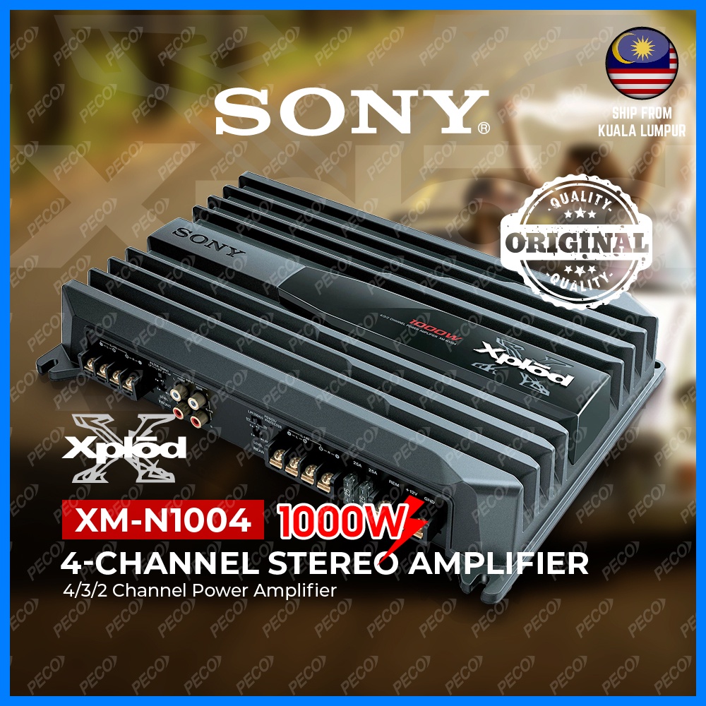 SONY Stereo Amplifier XM-N1004 / XM-N502 4/3/2/1 Channel Power Amplifier | Shopee Singapore