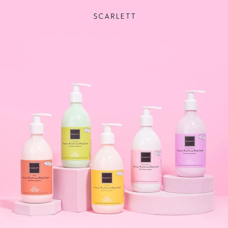 Scarlett Whitening Body Lotion/Scarlett Body Scrub Scarlett Shower ...