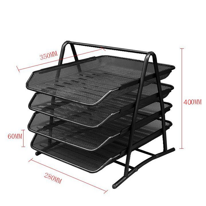 Horizontal Vertical Document Tray Home Office Organizer A4 Table ...