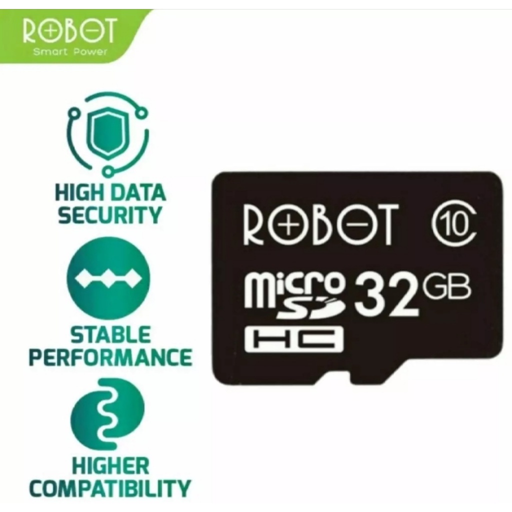 Memory Card-MMC Micro SD ROBOT 4GB-8GB-16GB-32GB Memory Card MicroSD ...