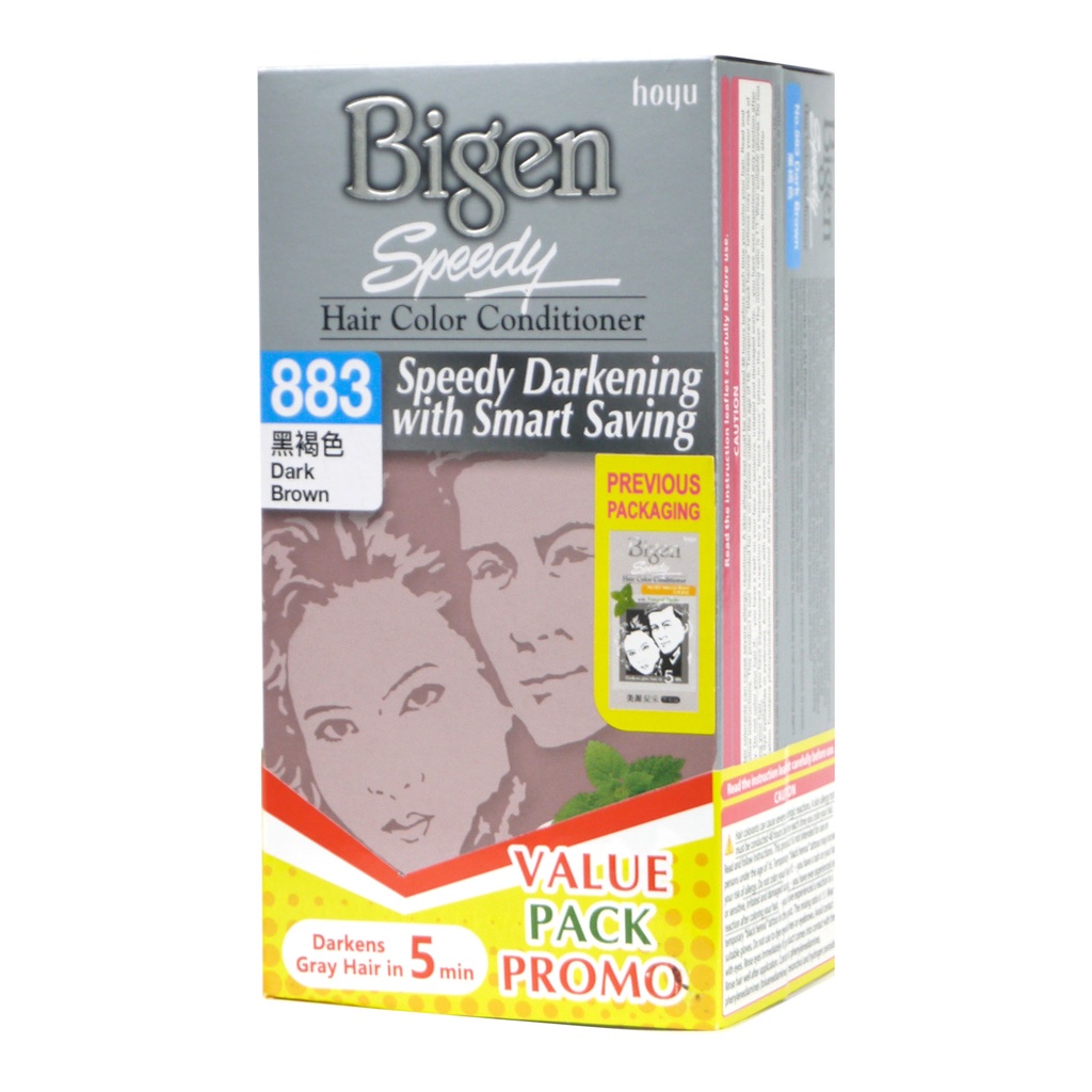 Bigen Speedy 883 Dark Brown x2 | Shopee Singapore