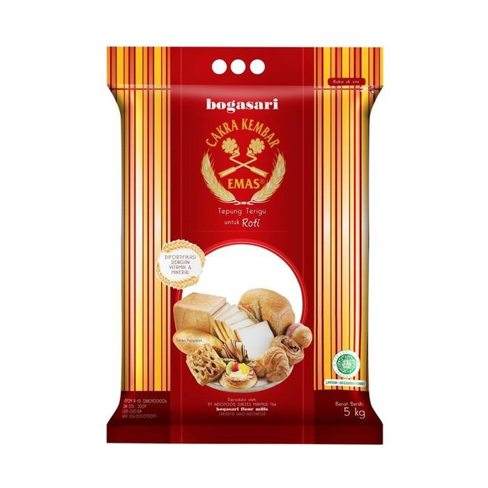 Premium Gold Twin Chakra Wheat Flour Bread 5kg | Shopee Singapore