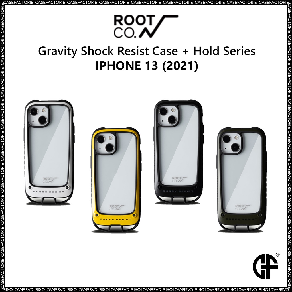 ROOT CO. Gravity Shock Resist Case + Hold for iPhone 13 (2021) | Shopee ...