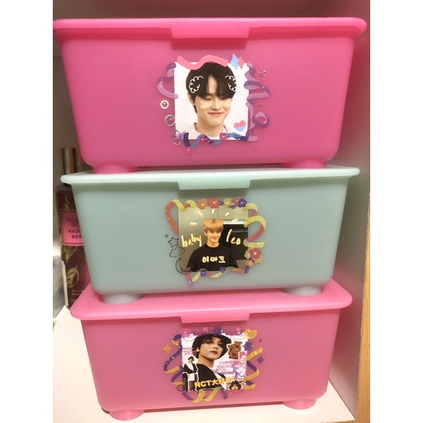 PHOTOCARD storage/cute multipurpose box aesthetic storage box cute box ...