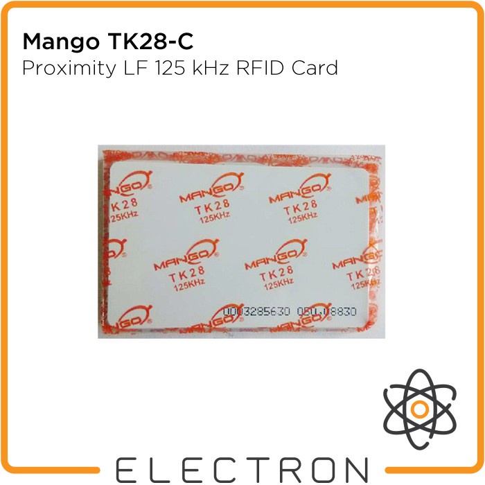 Mango TK28-C LF RFID 125kHz Proximity Card Tag EM TK4100 Attendance ...
