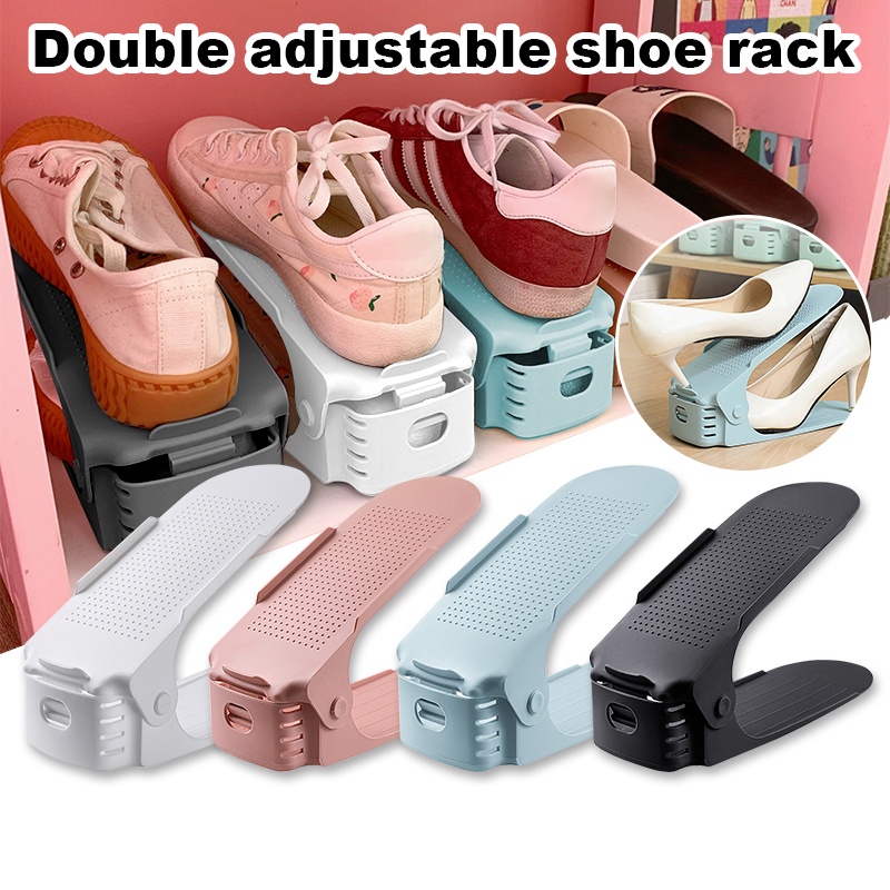 Adjustable Shoe Stacker/Stackable Shoe Box / Plastic Shoe Storage Box ...