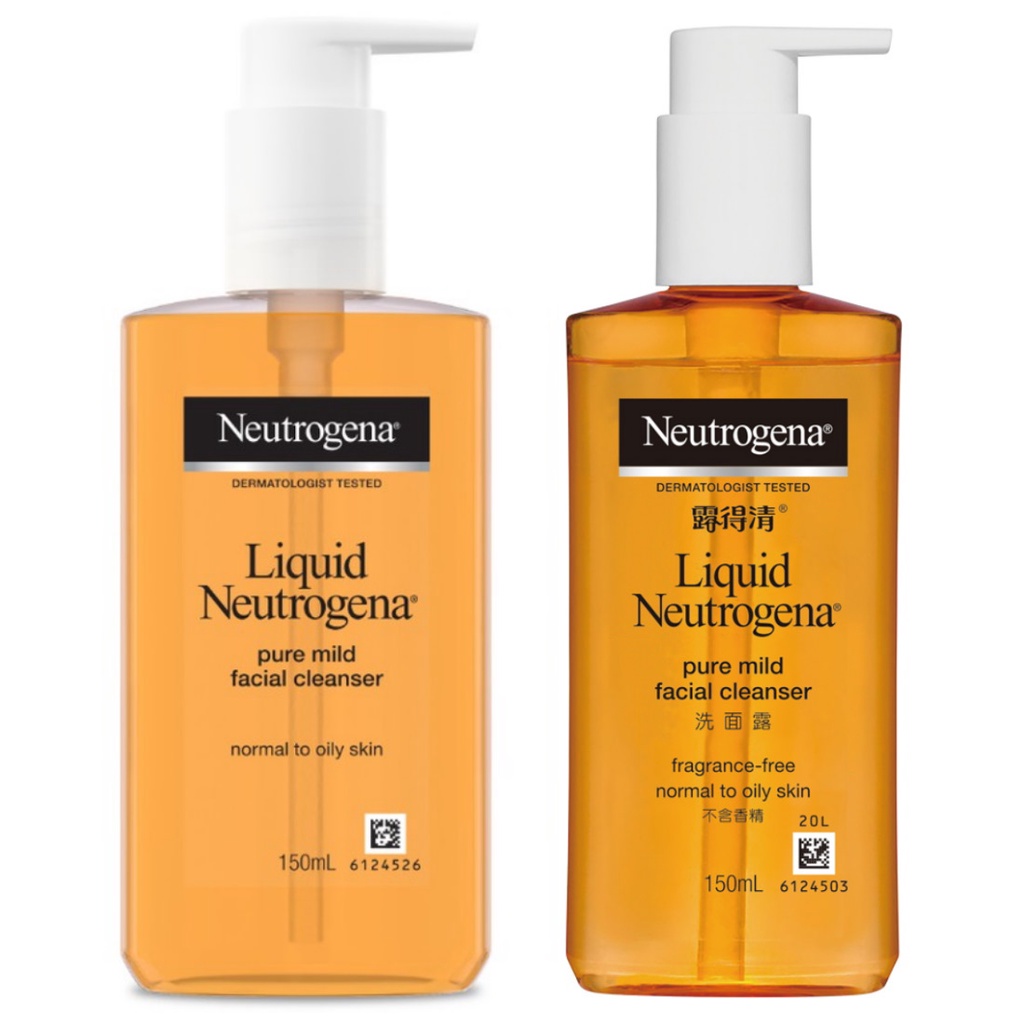 (BUNDLE OF 2) NEUTROGENA LIQUID PURE MILD FACIAL CLEANSER 150ML EXP:10/ ...