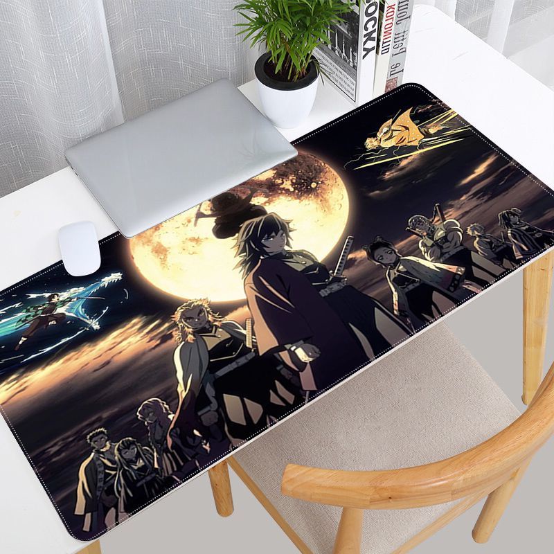Anime Demon Slayer Kimetsu No Yaiba 80x30/90x40cm Large Keyboard Desk ...