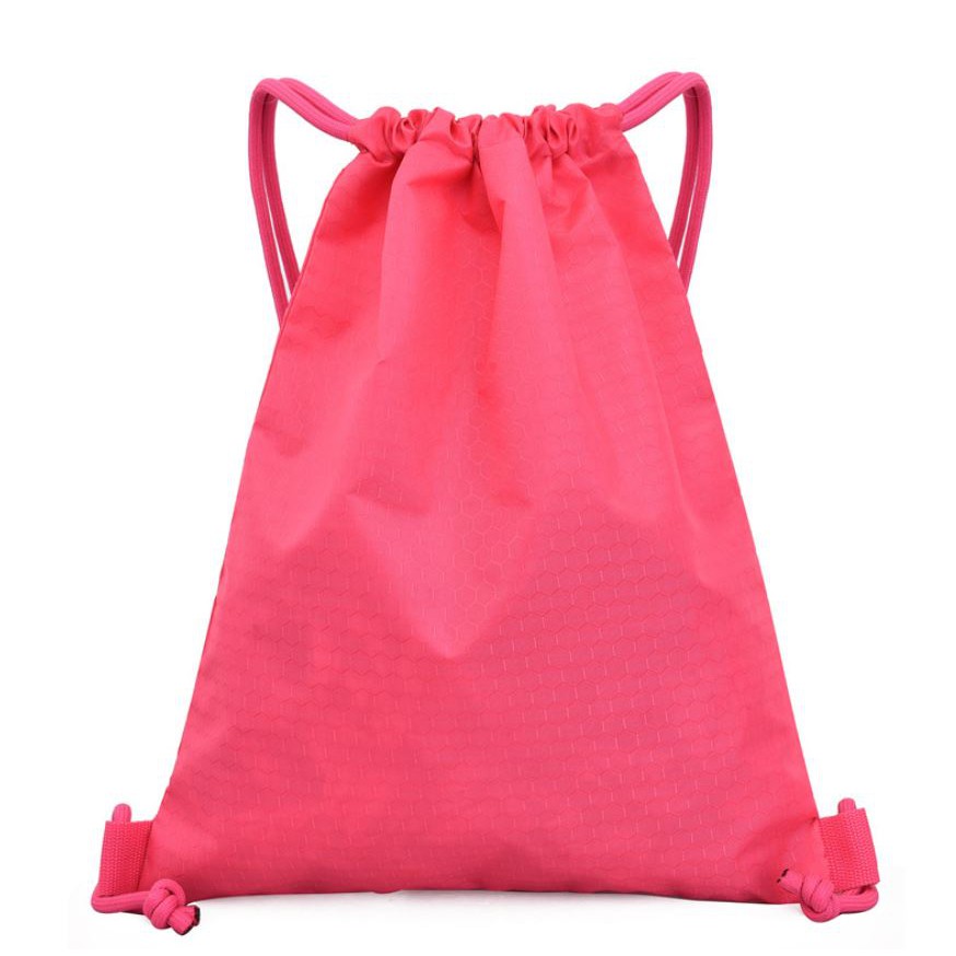 Waterproof Drawstring Bag Sports Backpack Haversack Travel Bags Shoe ...