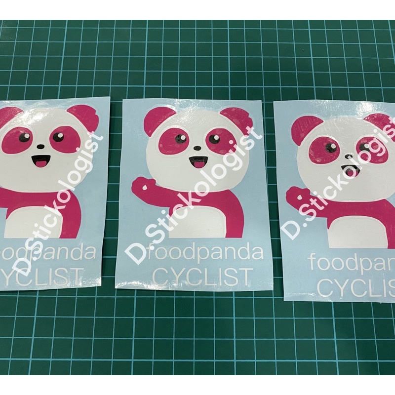 Foodpanda, foodpanda decal, foodpanda rider, pau-pau, panda,decal ...