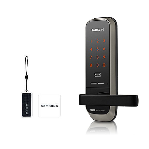 Samsung Ezon Smart Digital Door lock SHP-H20 keyles | Shopee Singapore
