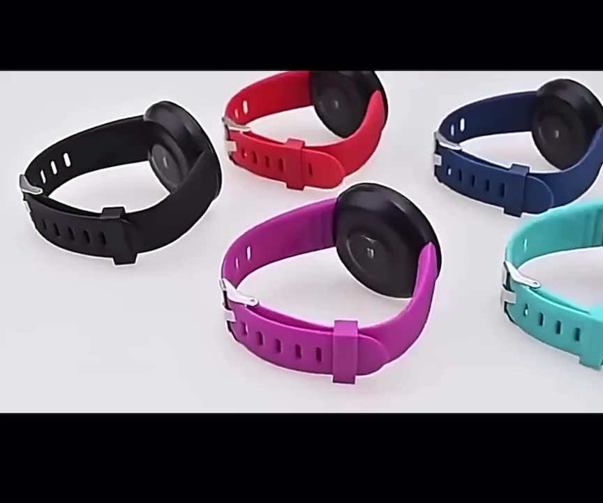 Smartwatch D18 Round Waterproof with Fitness Tracker with Bluetooth ...