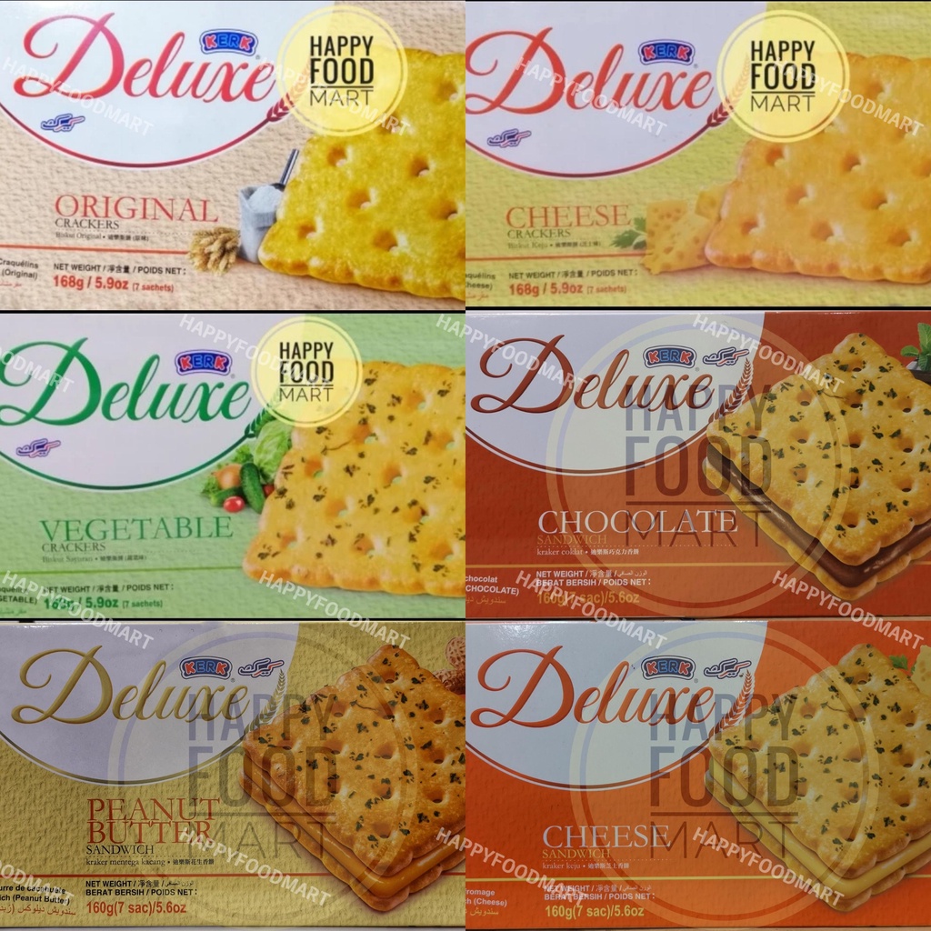 [CHEAPEST] KERK deluxe CRACKERS BOX/CHEESE BISCUIT/VEGETABLE CRACKERS ...