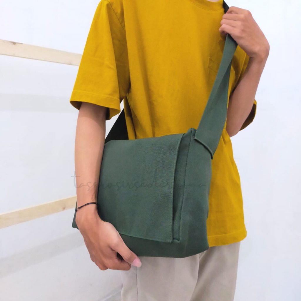 TGS - LONDON BAG - Men's / Women's Canvas Sling BAG - | Shopee Singapore