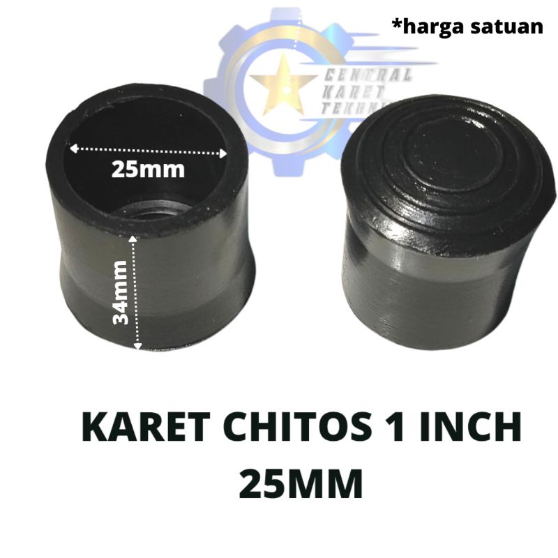Chitose/cop Rubber Feet 1 inch 25mm/rubber soles/table chair leg mats ...