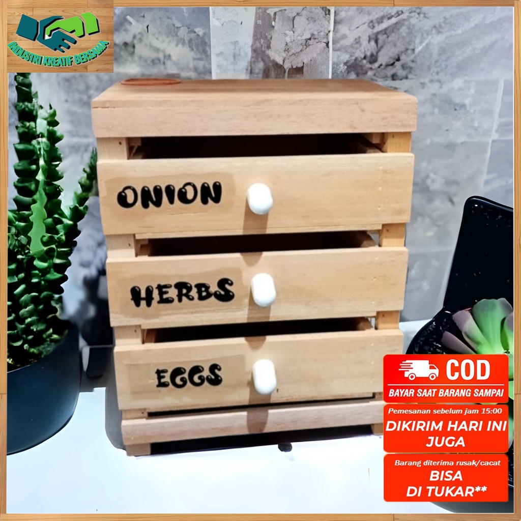 KAYU Multipurpose Shelf/Drawer Made Of Premium Quality Mahogany/Onion ...