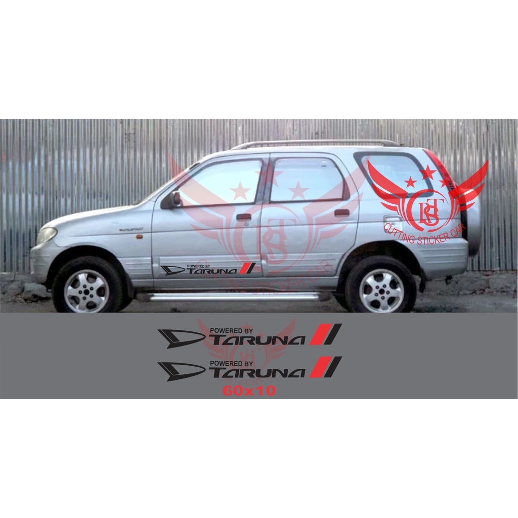 Car sticker Car sticker taruna powered by cutting sticker For daihatsu ...