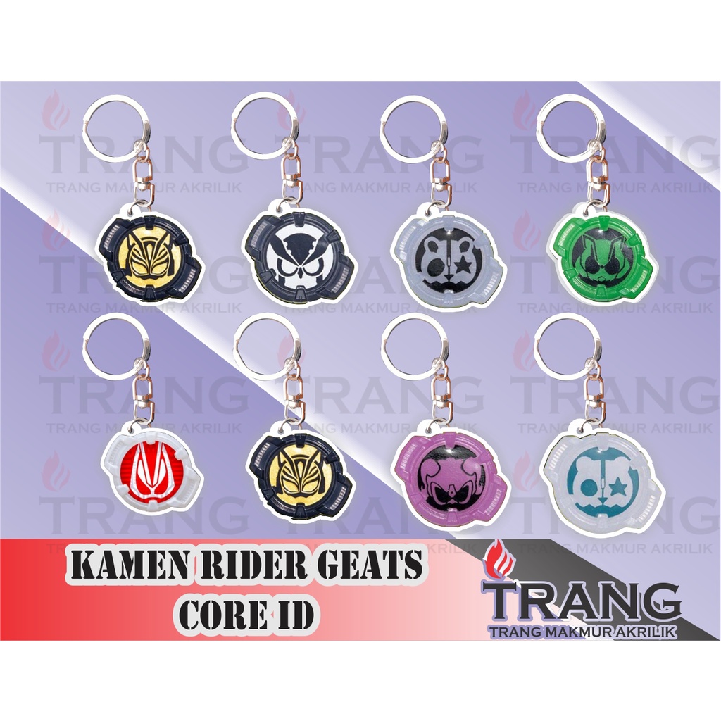 GANTUNGAN Acrylic Keychain Kamen Rider Geats Core ID/Keychain Acrylic ...