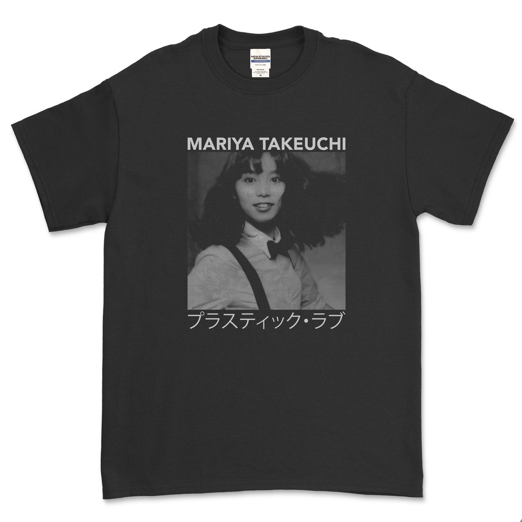 HITAM MARIYA TAKEUCHI - PLASTIC LOVE T-SHIRT (BLACK) | Shopee Singapore
