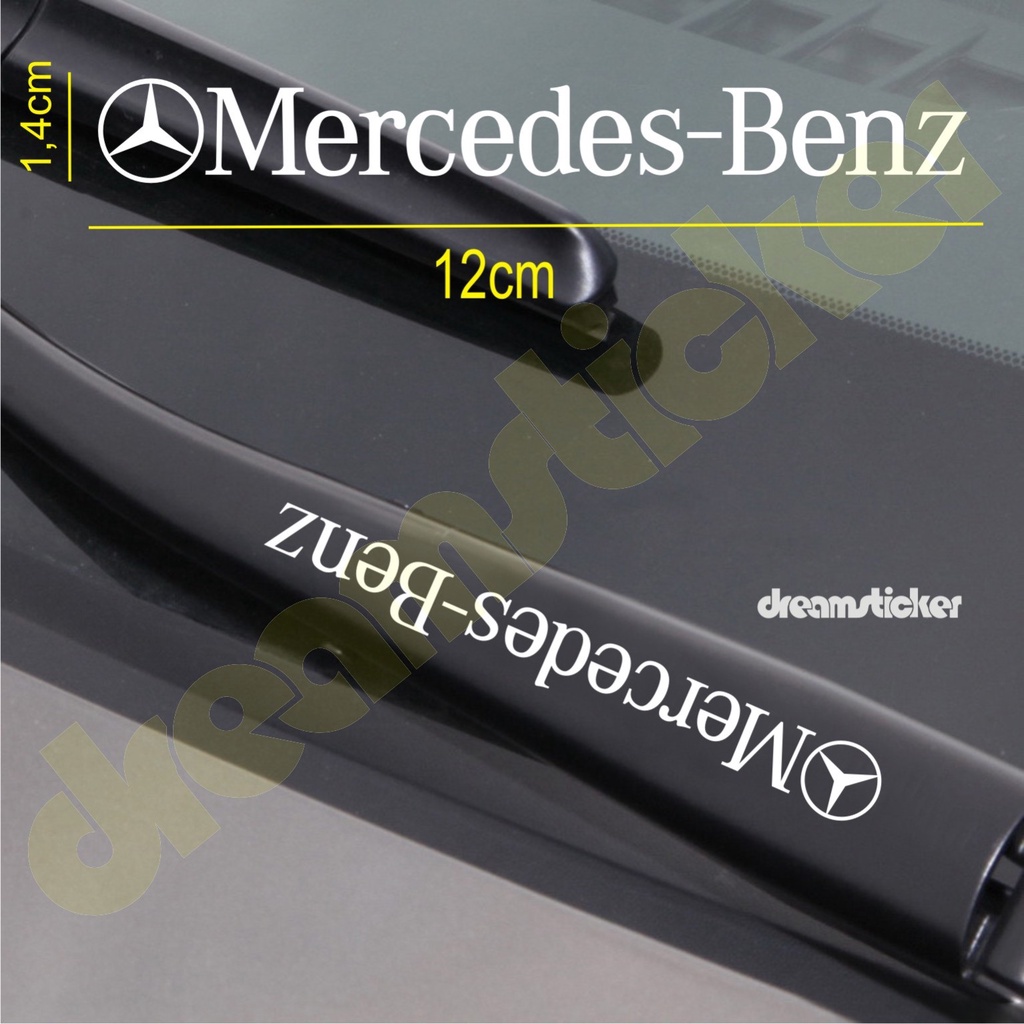 Mercedes Benz Car Wiper Sticker | Shopee Singapore