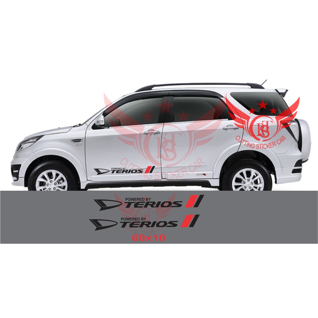 Terios Car sticker powered by cutting sticker For daihatsu terios Car ...