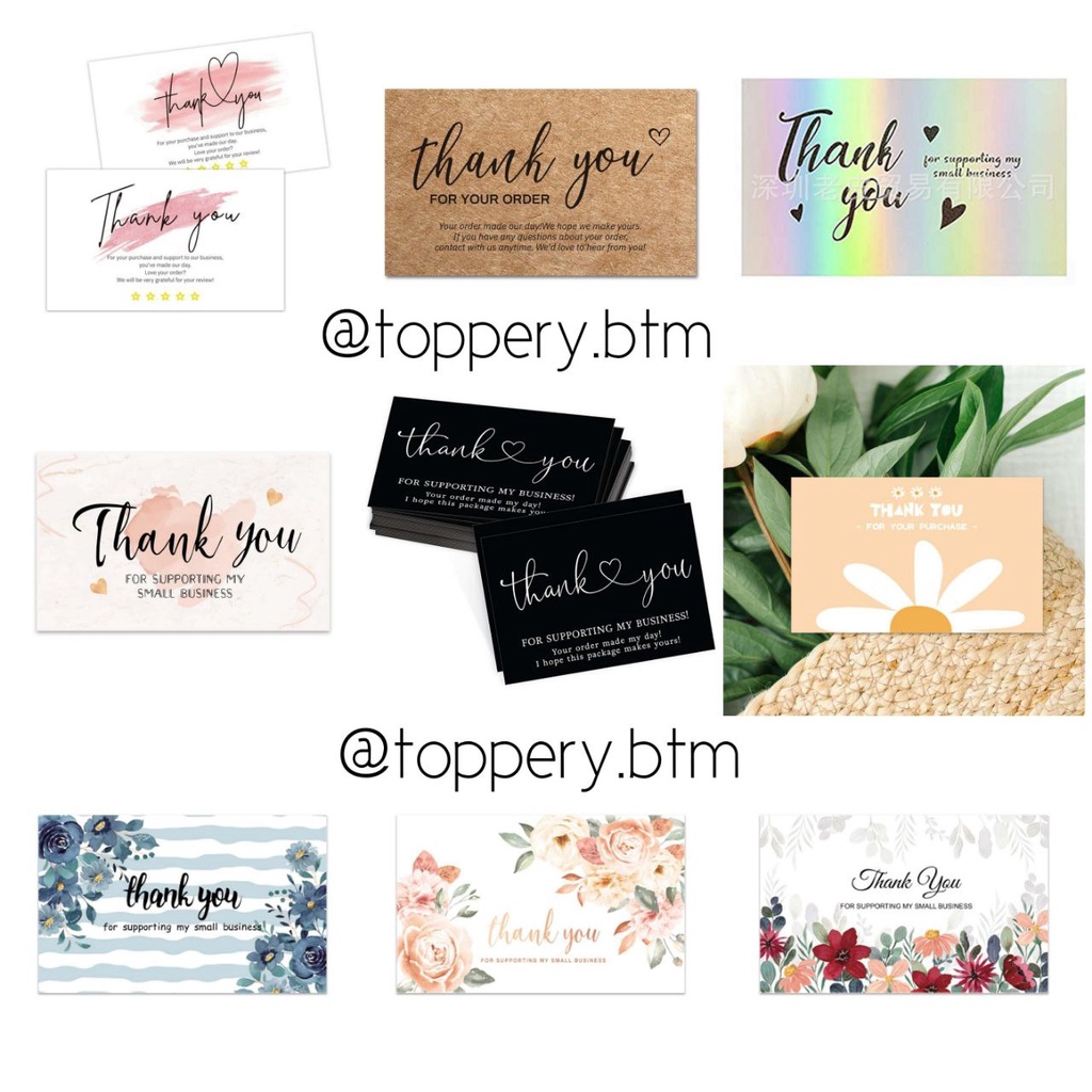 Thankyou CARD SQUARE AND LOVE/ THANKYOU GREETING CARDS FOR ONLINE SHOP ...