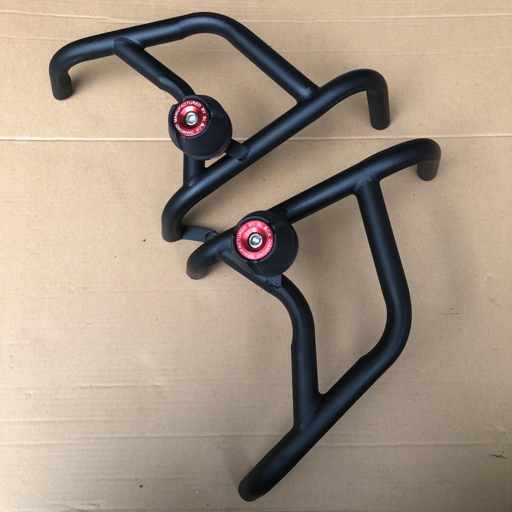 Tubular Yamaha XSR 155 Crash bar Yamaha XSR 155 Frame slider Jalu Side ...