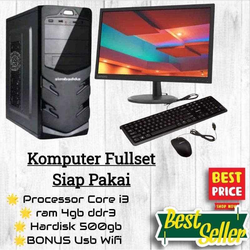Pc cpu Computer core i5 core i3 core i7 Fullset ready to use | Shopee Singapore