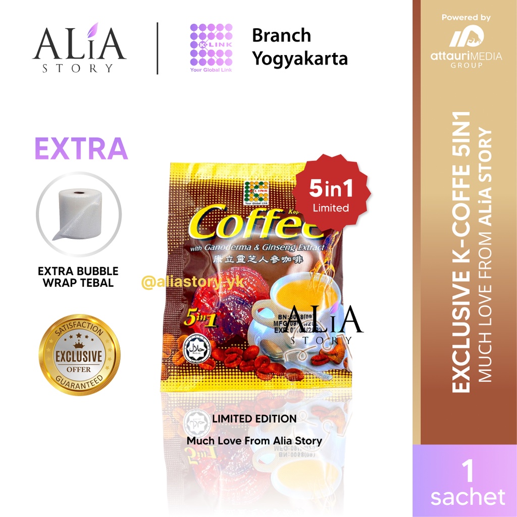 [EXCLUSIVE] COFFEE 5 in 1 K-Coffee Original K-Link (1 Box contains 20 ...