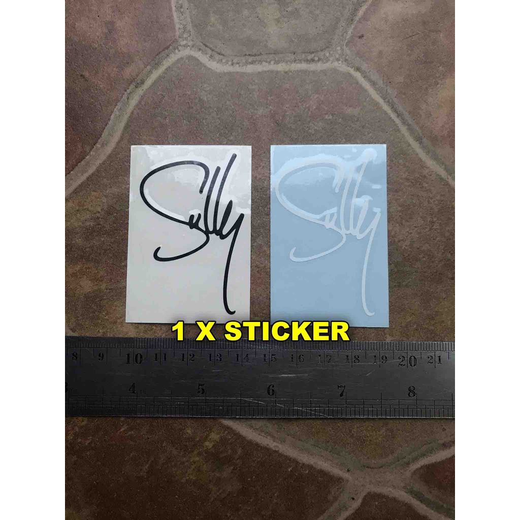 Sully Guitars Logo Sticker Headstock Guitar Model Superstrate ...