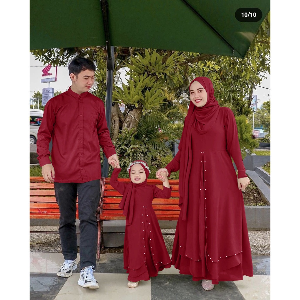 Annisa FAMILY COUPLE SET | Muslim Dress Suits For Eid Family Father ...