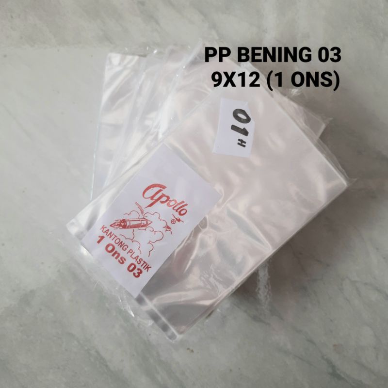 Pp Plastic 03a Apollo Size 9x12 (1Oz/100gr) Contains 100 Sheets Of ...